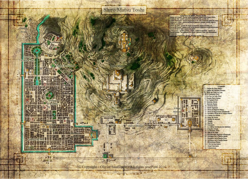 Carte de Shiro Matsu Toshi - La Voix de Rokugan